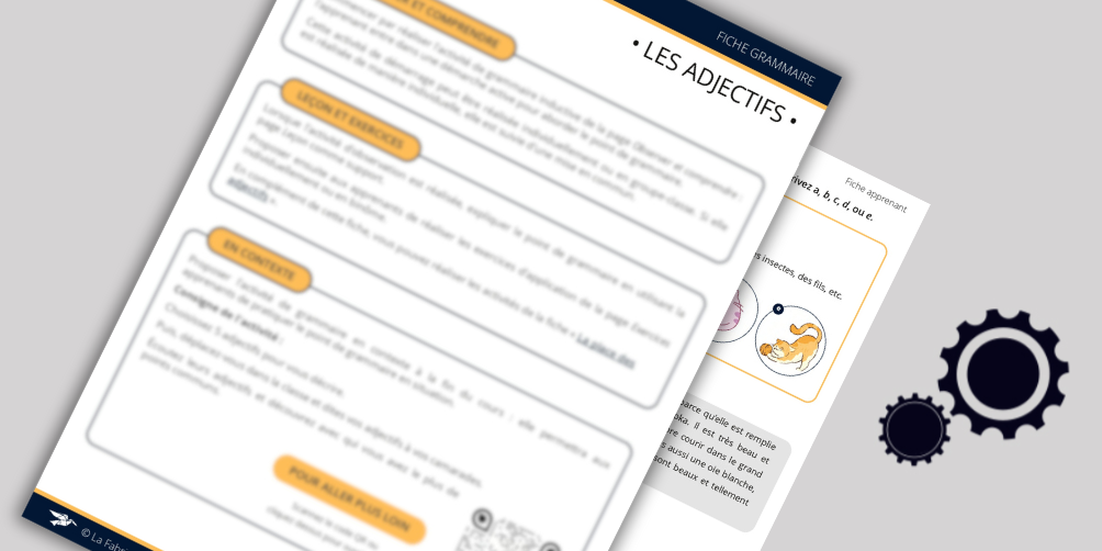 Les adjectifs - Fiches langue - FLE - Des ressources pratiques pour ...
